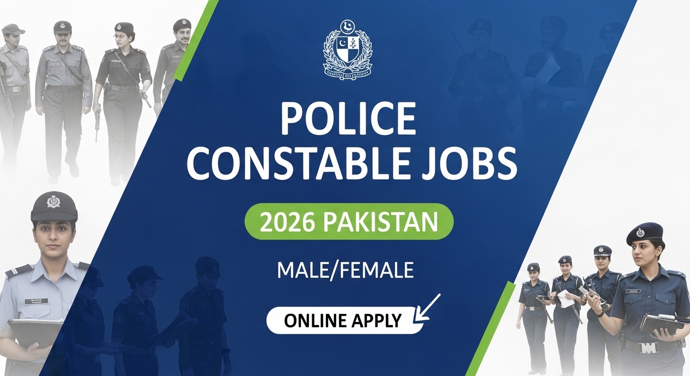 Police Constable Jobs 2026 Pakistan – Latest Vacancies, Eligibility ...